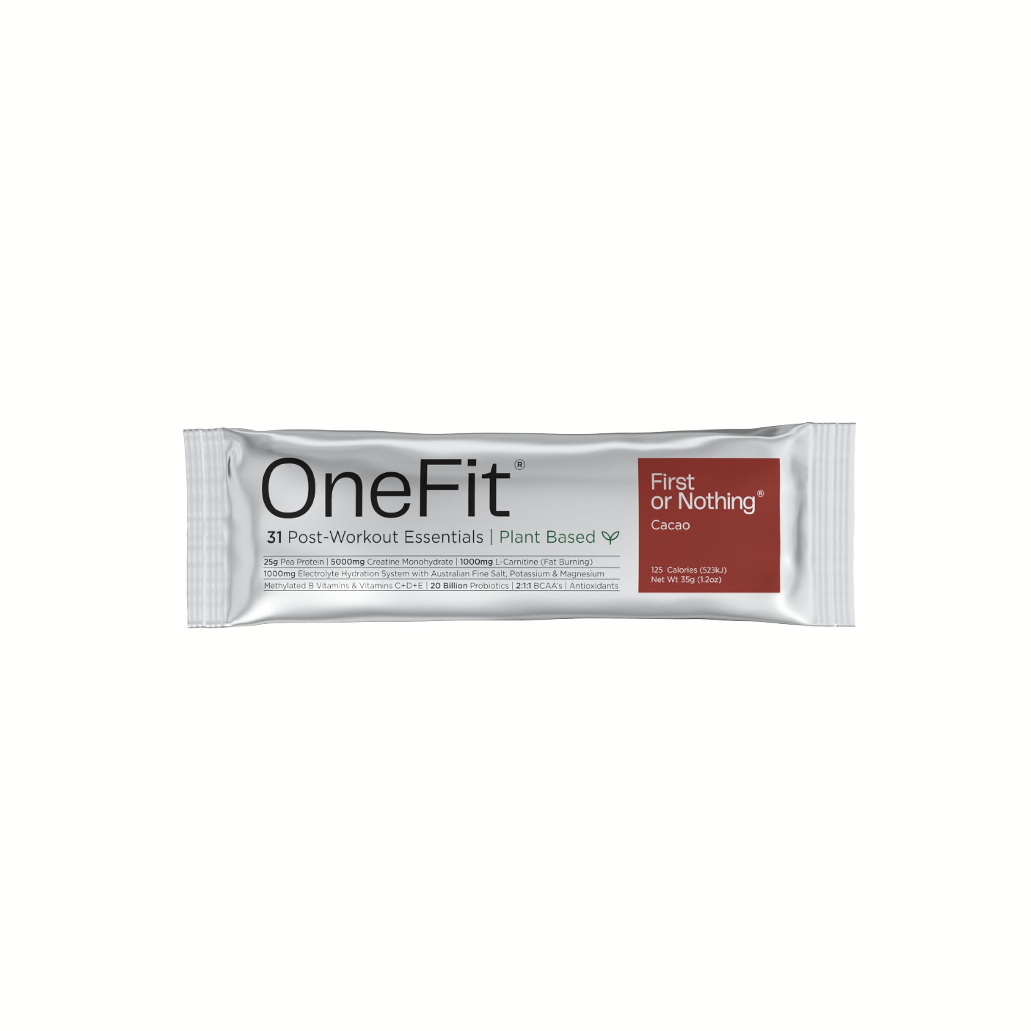 OneFit® Vegan Cacao Sachets | Post Workout Blend | First or Nothing